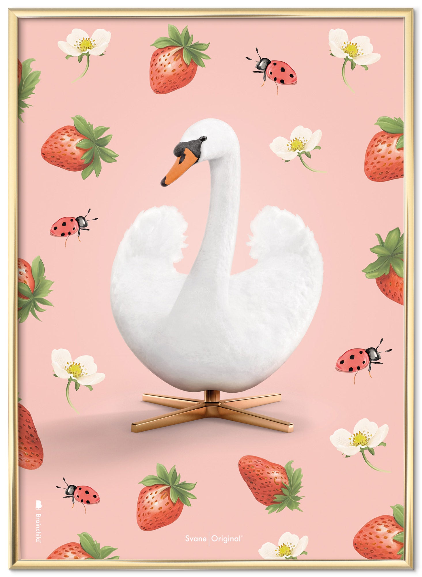 Brainchild – Plakat – Flora – Sommer – Klassisk Svane – Brainchild.dk